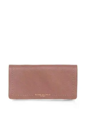 GIANNI CHIARINI Large Bubble Grained Leather Wallet