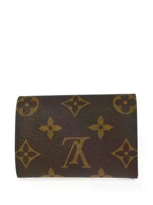 LOUIS VUITTON 2010 Porte Monnaie Plat Monogram Coin Case