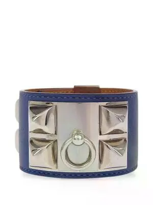 Hermès Collier De Chien Bangle Bracelet - Silver
