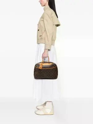 LOUIS VUITTON Monogram Canvas Deauville Handbag - Brown