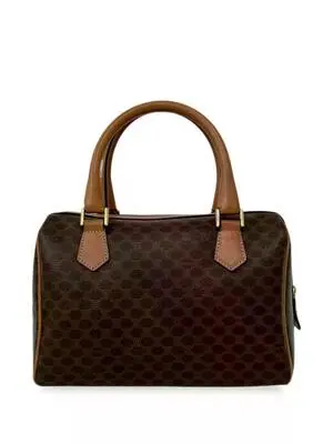 Celine 2013 Macadam Coated Canvas Satchel