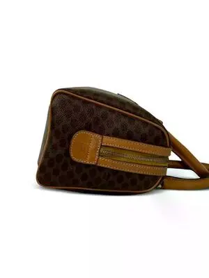 Celine Macadam Coated Canvas Satchel