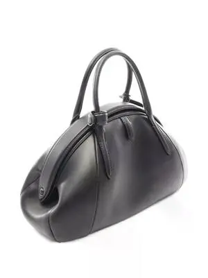 Alaïa Perth Leather Tote Bag - Black