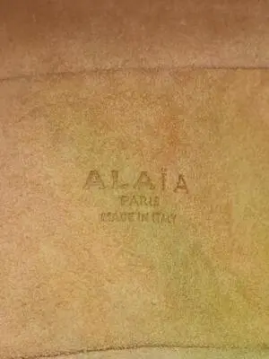 Alaïa Perth Leather Tote Bag - Black