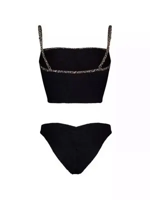 PARAMIDONNA Mara Leopard-print Trim Bikini