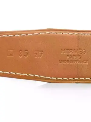 Hermès Constance H-logo Belt