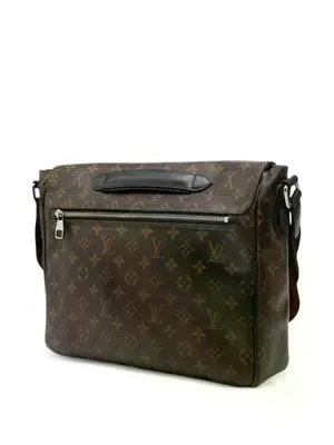 LOUIS VUITTON Monogram Macassar Clarence Satchel - Brown