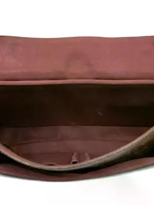 LOUIS VUITTON Monogram Macassar Clarence Satchel - Brown