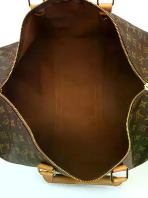 LOUIS VUITTON Monogram Keepall Bandouliere 50 Travel Bag
