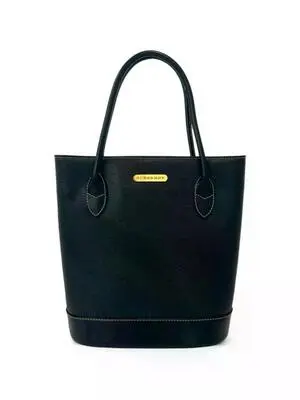Burberry 2000-2017 Leather Tote Bag - Black