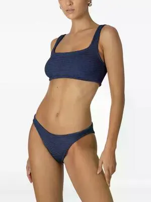 PARAMIDONNA Emily Textured Bikini - Blue