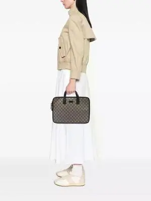 Gucci 2000-2015 Gg Supreme Laptop Bag Business Bag