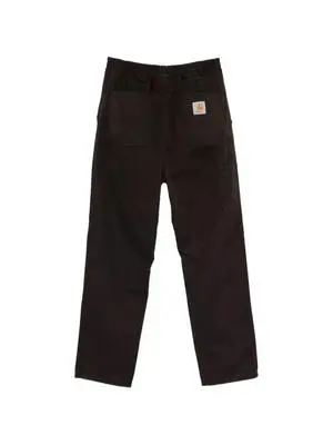 Carhartt Work In Progress Tobacco Elasticated Waistband Logo Patch Trousers