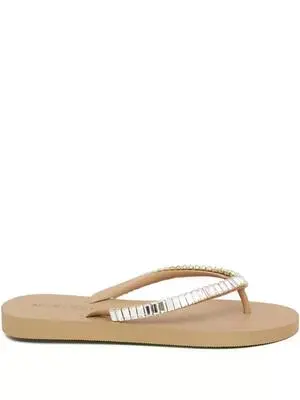 Mystique Crystal Embellished Flip Flops