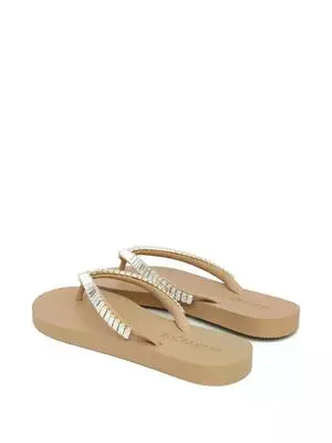 Mystique Crystal Embellished Flip Flops
