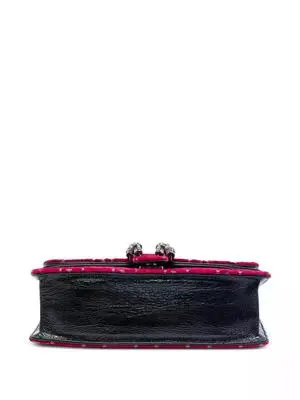 Gucci Gg Velvet Dionysus Crossbody Bag - Red