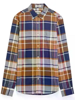 Gant Check-pattern Button-down Shirt - Blue