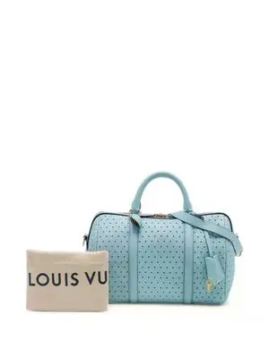 LOUIS VUITTON 2016 Sofia Coppola Calfskin Perforated Sc Pm Satchel