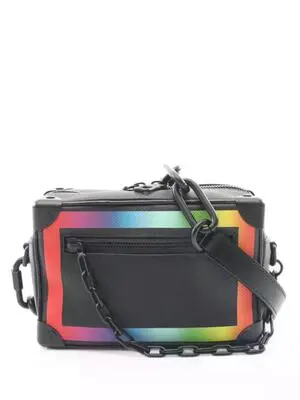 LOUIS VUITTON 2019 Mini Taïga Shoulder Bag - Black