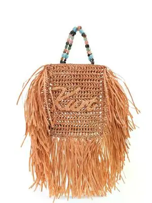 Kurt Geiger Kurt Mini Fringe-trim Tote Bag