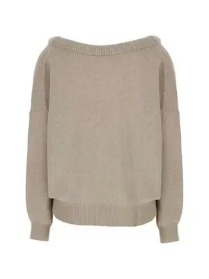 LISA YANG Doria Off-shoulder Sweater