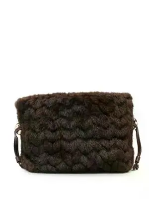 Liu Jo Faux-fur Tote Bag - Brown