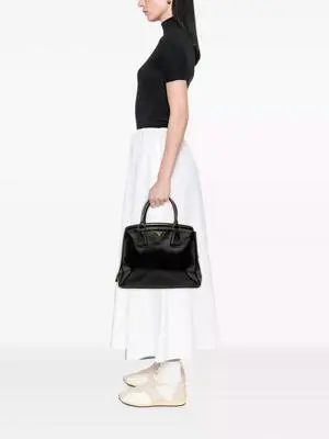 Prada 2010-2026 Medium Saffiano Vernice Parabole Tote Bag
