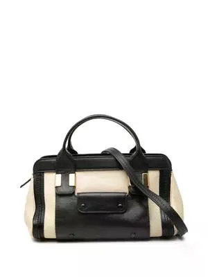 Chloé Small Bicolor Leather Alice Satchel