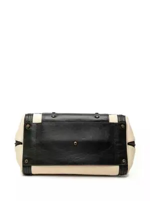 Chloé Small Bicolor Leather Alice Satchel