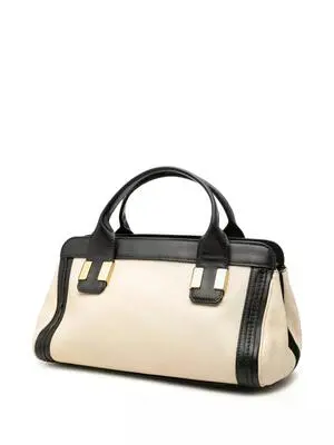 Chloé Small Bicolor Leather Alice Satchel