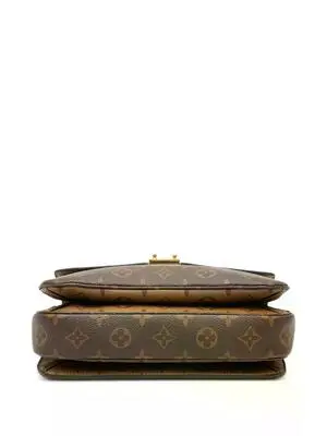 LOUIS VUITTON Monogram Reverse Pochette Metis Satchel - Brown