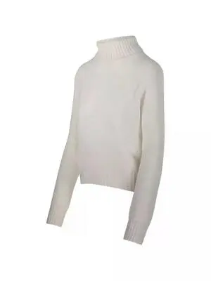 BEYOU Ribbed Knit Turtleneck Sweater