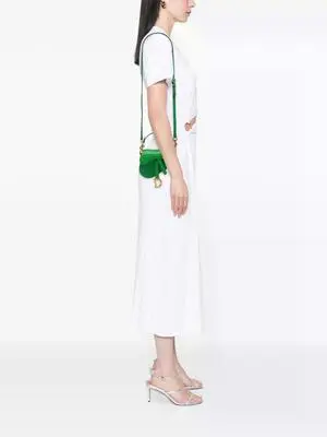 Dior 2022 Micro Goatskin Saddle Bag Satchel