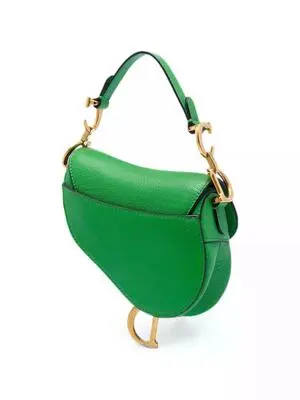 Dior 2022 Micro Goatskin Saddle Bag Satchel