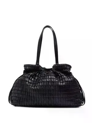 Liu Jo Large Drawstring-detail Tote Bag - Black