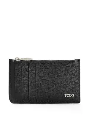 TOD'S Zipped Card Holder In Leather