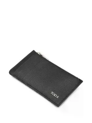 TOD'S Zipped Card Holder In Leather