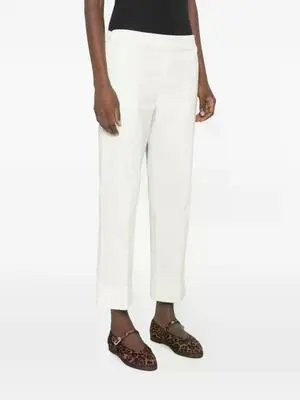 WHYCI MILANO Pressed-crease Cotton Trousers