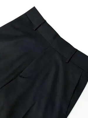 LANEUS Belt-loop Pleated Trousers