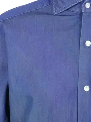 BARBA NAPOLI Spread-collar Button-up Shirt