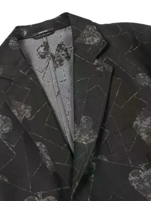 Hermès 2010s Playing Cards Single-breasted Blazer