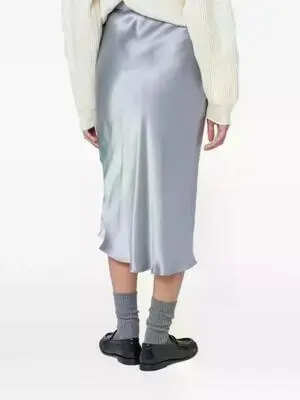 ANINE BING Silk Midi Skirt