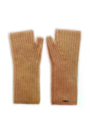 Herno Ribbed-knit Gloves