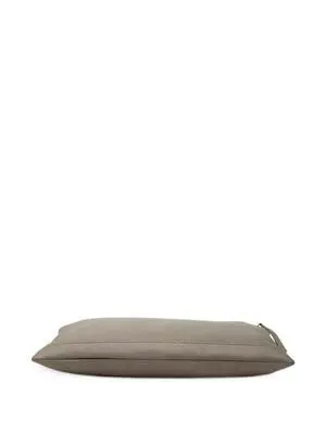 Balenciaga 2017 Calfskin Motocross Blackout Clutch Bag - Brown