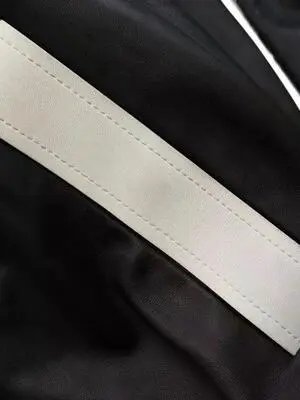Givenchy And White Star Patch Leather Bomber Jacket