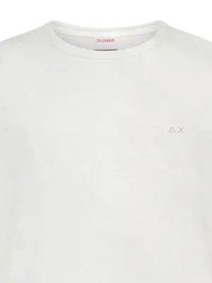 SUN 68 Embroidered-logo T-shirt - White