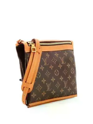 LOUIS VUITTON Saumur Messenger Bag Monogram Canvas Pm Crossbody Bag