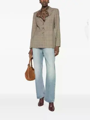 Etro Check-pattern Wool Blazer