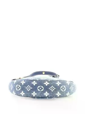 LOUIS VUITTON Loop Handbag Monogram Jacquard Denim Hobo Bag