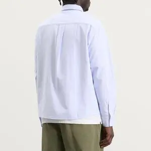 BOUND Half Button Script Oxford Shirt